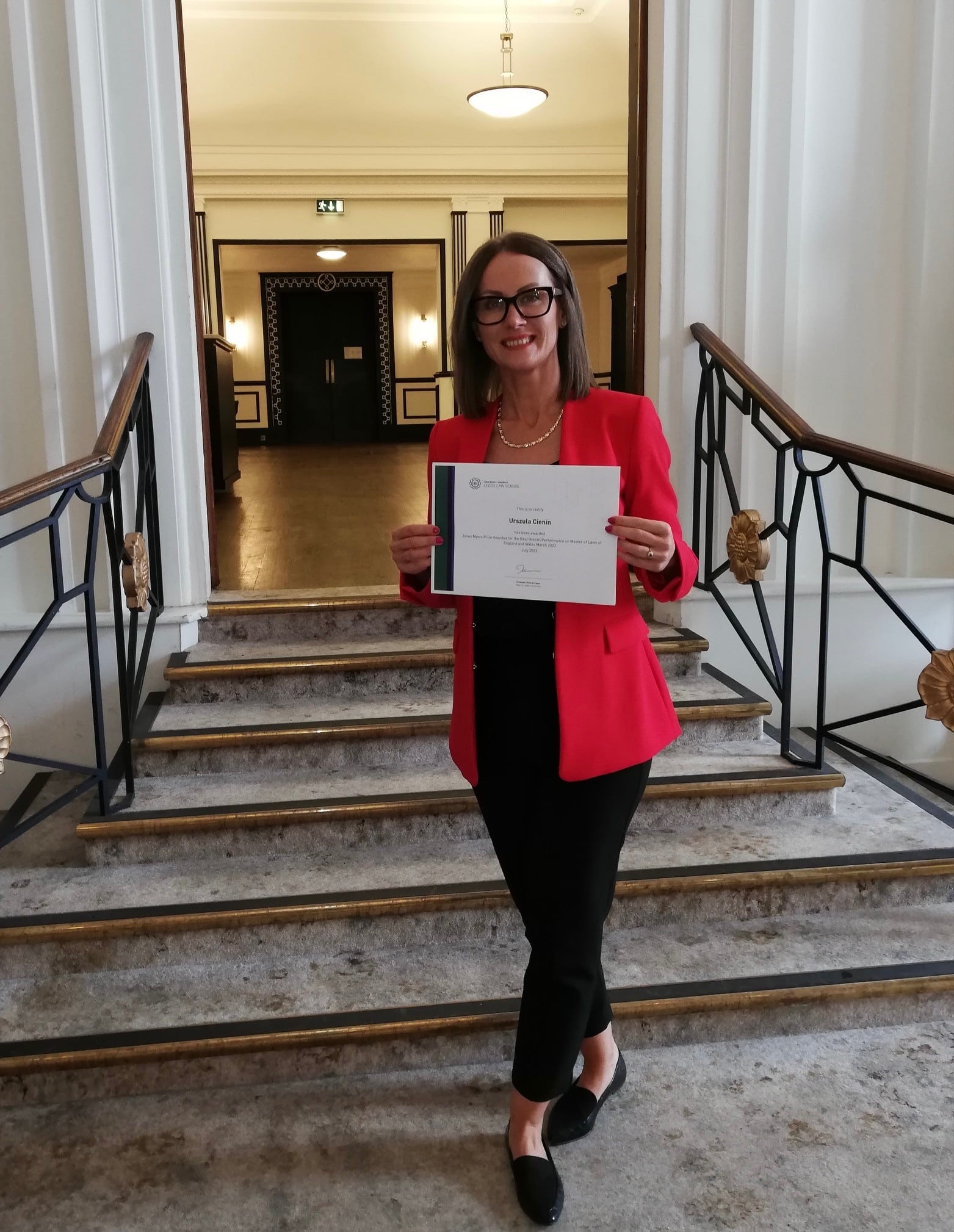 Inspirational achievement: Jones Myers Prize for Best Overall ...